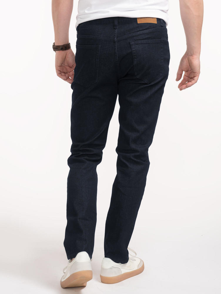 Custom Fit Midnight Blue Jeans for Men - Surmesur